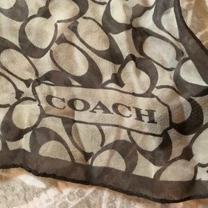 Coach | Accessories | Coach Signature C Silk Scarf | Poshmark